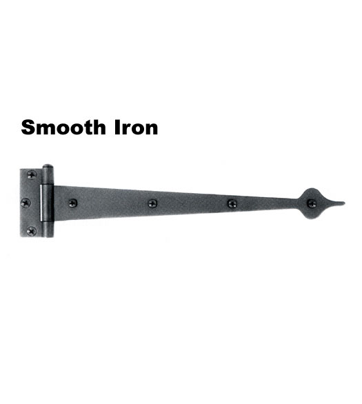 10 Inch Spear Tip Heavy Strap Hinge, Acorn AI5BP - Doorware.com