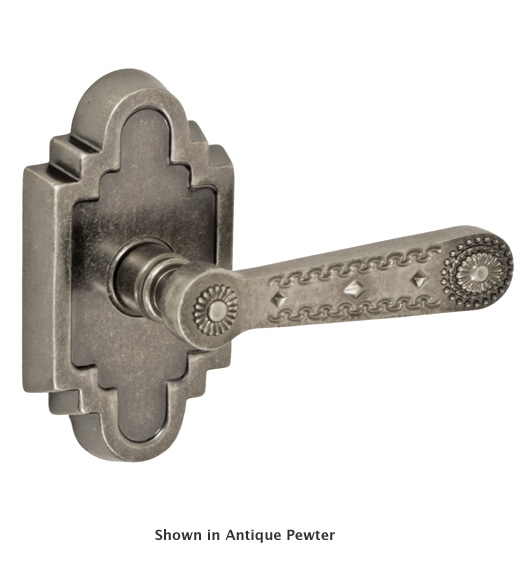 Concha Solid Brass Lever, Fusion AM - Doorware.com
