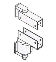 Box Clamp Mount Spring Door Pivot Hinge with Adjustable Tension, Bommer ...