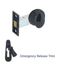 Colonial Mortise Privacy Bolt with Emergency Release Trim, Baldwin 6756 ...