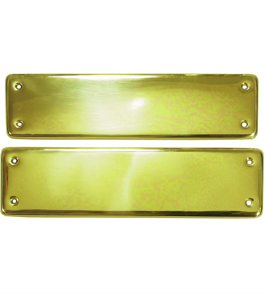 Floor Spring Hinge Cover Plates, Pair, Bommer 7811-11, Finish: Bright ...