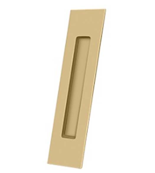 10 Inch Rectangular Flush Pull | Deltana FP10225 - Doorware.com