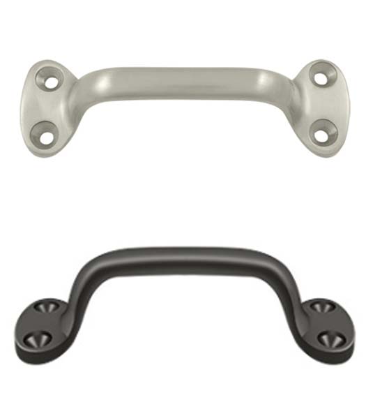 Solid Brass 6 Inch Utility Pull Handle | Deltana WP27 - Doorware.com