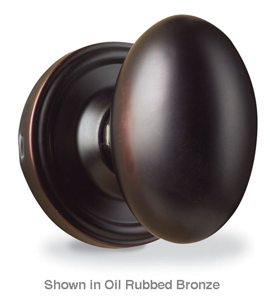 Traditional Julienne Egg Knob, Weslock 0605J - Doorware.com