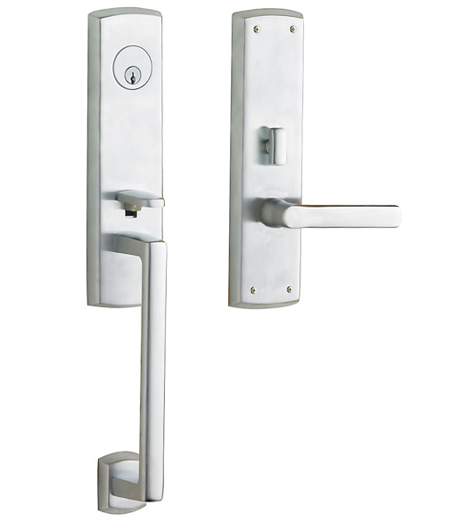 Soho Single Point Lock Mortise Handleset, Baldwin M516 - Doorware.com