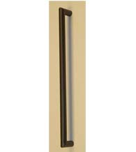 9 Inch Contemporary Brass Shower Door Pulls, Pair, First Impressions FII-SD-MITER - Doorware.com