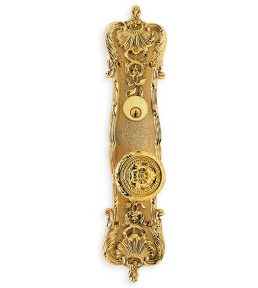 Omnia Ornate Door Knob Entry Door Lockset, Omnia D51260 - Doorware.com