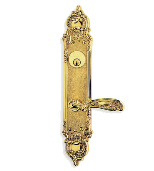 Decorative Door Lever Entry Lockset, Omnia D52233 - Doorware.com