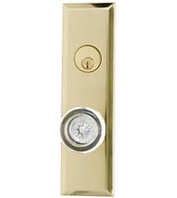 Quaker Style Solid Brass Mortise Lockset Brass Accents D07-K539M ...