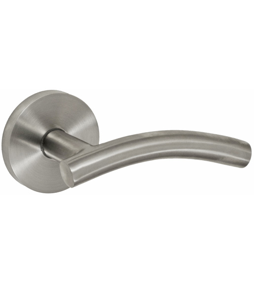 Curved Stainless Steel Leverset, Fusion SB-A2 - Doorware.com