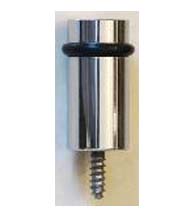 Modern Cylinder Shower Door Stop, First Impressions SDS3/8x1.5/1 ...