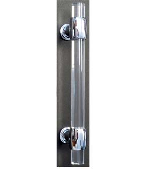 Slimline Acrylic Shower Door Pulls, Pair, First Impressions SD-SLAC-12 - Doorware.com