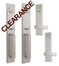 Weslock Satin Nickel Double Door Handlesets, WES-06691x06695 - Doorware.com