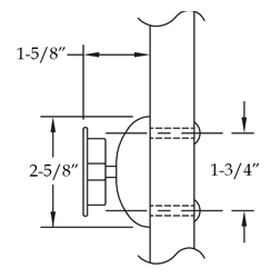 Armature for 2100 Electromagnetic Door Holder - Doorware.com