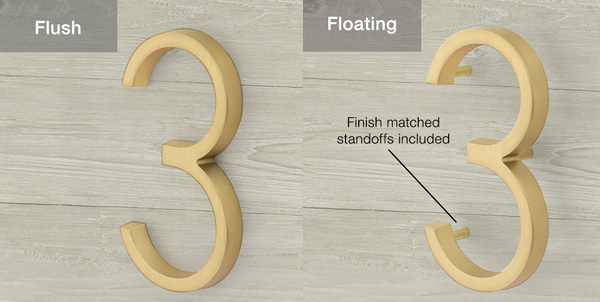 Modern House Numbers - Doorware.com