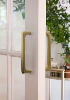 Back-to-Back 8 Inch Urban Modern Door Pull Set - Doorware.com