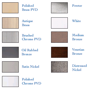 Global Finish Colors - Doorware.com