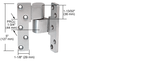 Intermediate Pivot Hinge, Door Controls DC-807 - Doorware.com